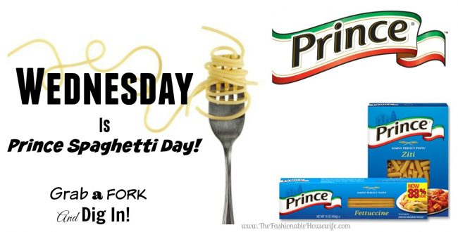 Wednesday Is Prince Spaghetti Day! | The Fashionable Housewife ...