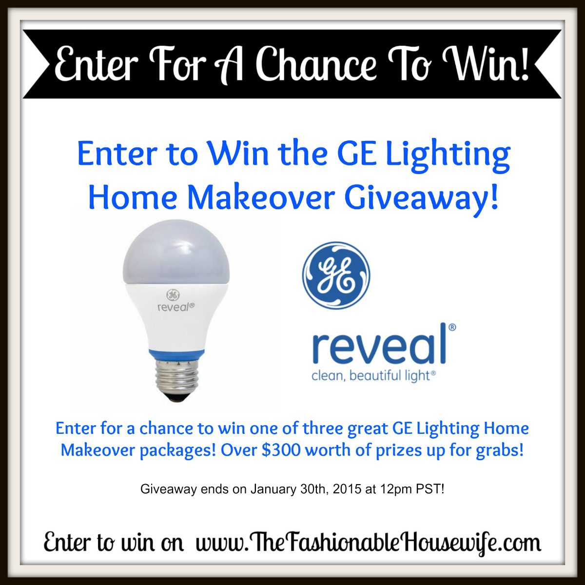 Enter to Win the GE Lighting Home Makeover Giveaway! (Ends 1/30) | The ...