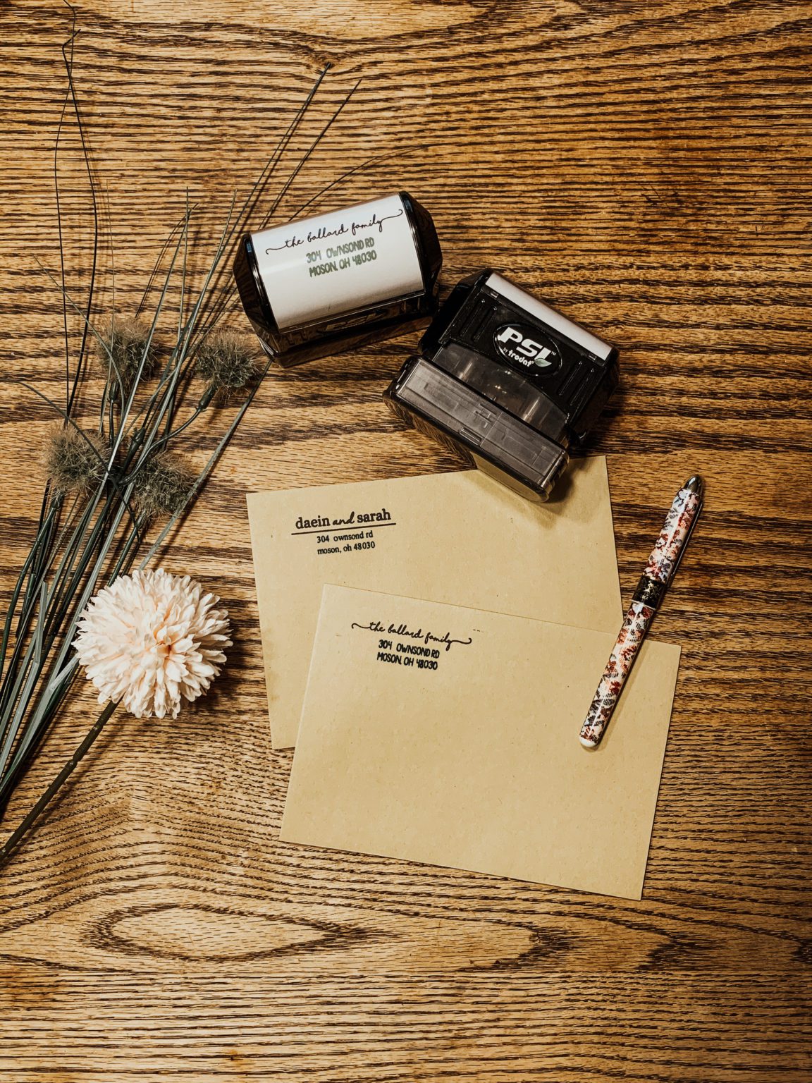 Custom Address Stamps from The Stamp Company | The Fashionable ...