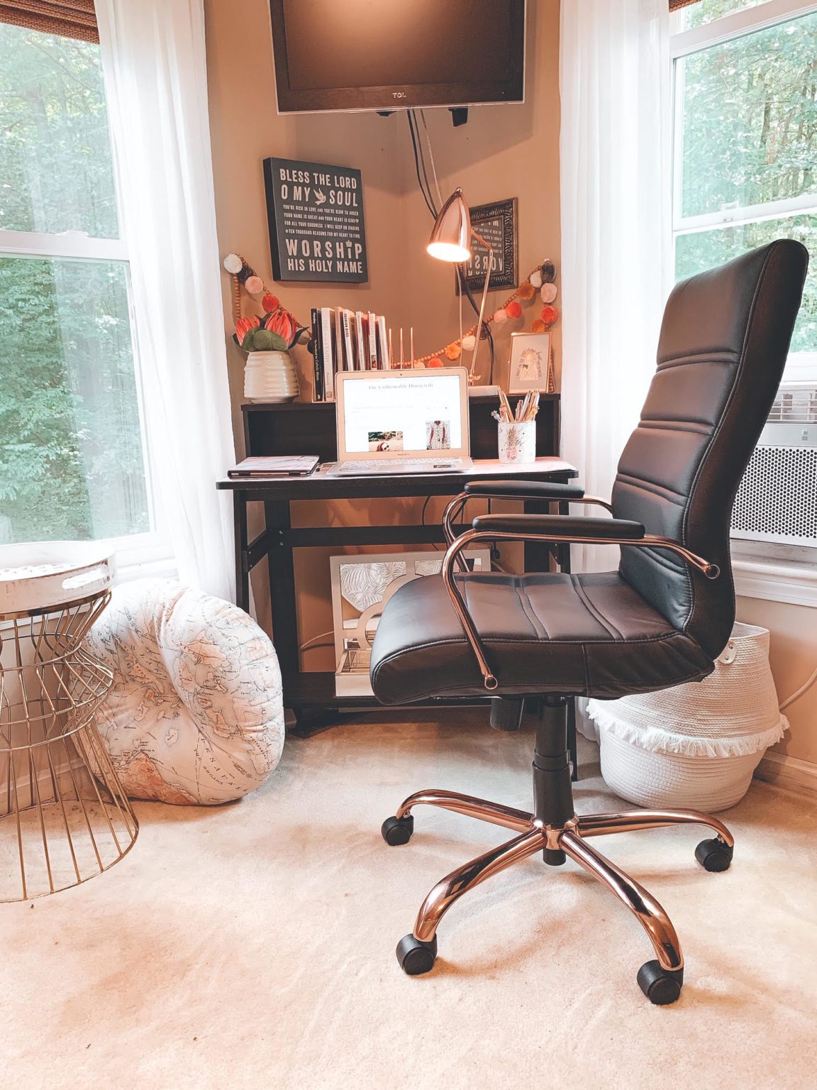 Refresh Your Home Office With Rose Gold! | The Fashionable Housewife ...