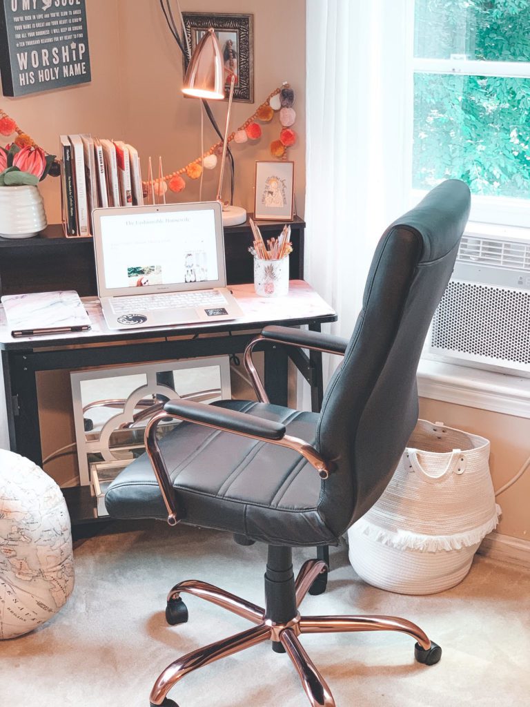 Refresh Your Home Office With Rose Gold! | The Fashionable Housewife ...